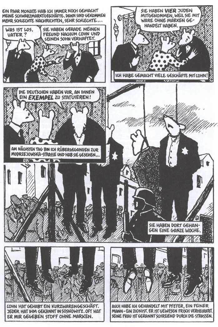 Technical Aspects: Outstanding Scenes | Life writing: Maus Wikia | Fandom
