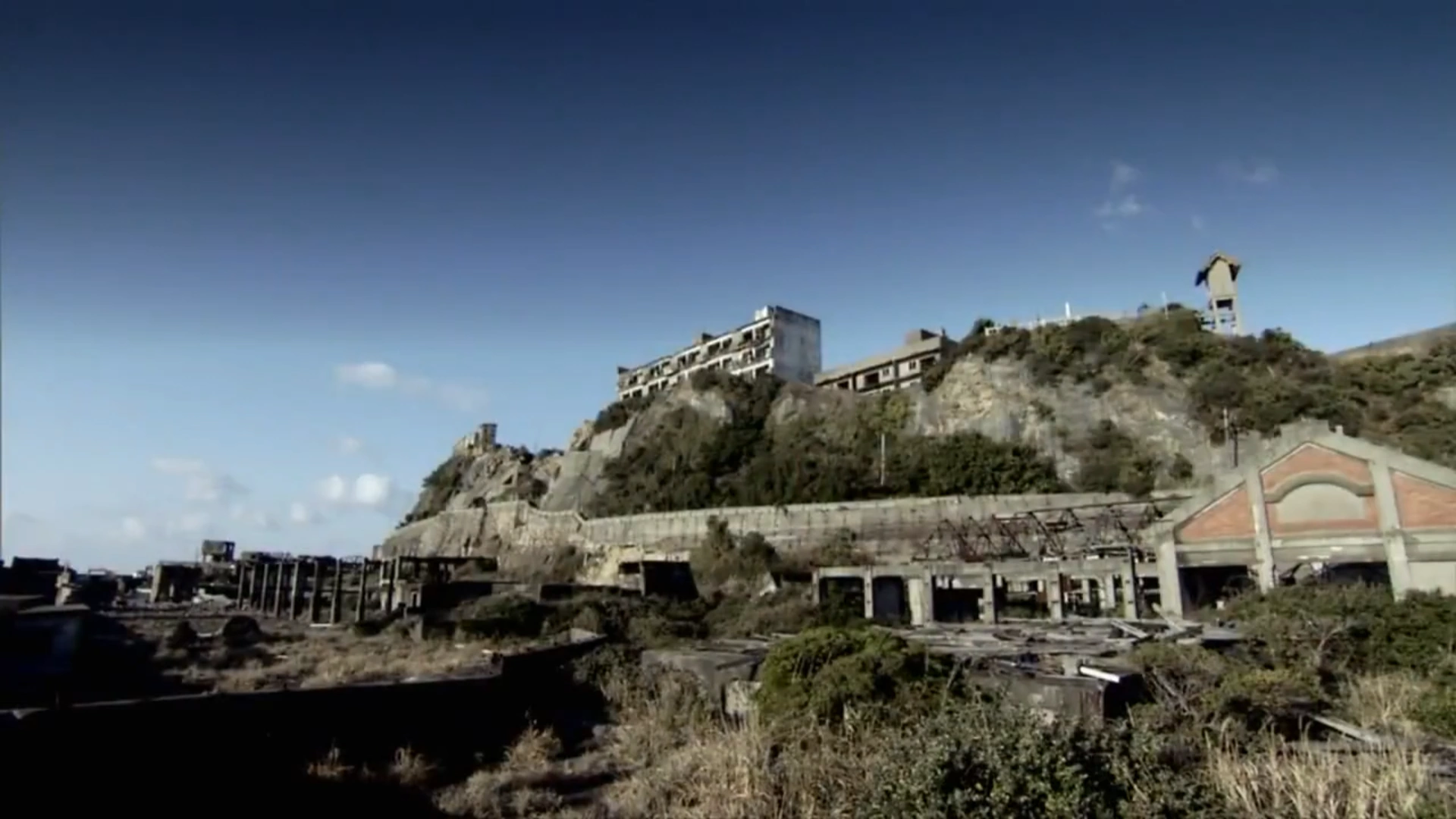 Hashima Island Before After