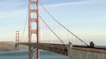Golden Gate Bridge California Collapse