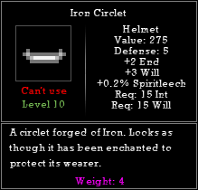 Iron Circlet | LifeForge Wiki | Fandom