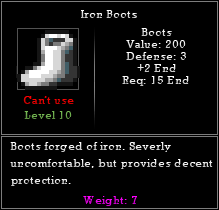 Iron Boots | LifeForge Wiki | Fandom