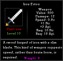 Iron Estoc | LifeForge Wiki | Fandom