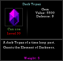 Dark Topaz | LifeForge Wiki | Fandom