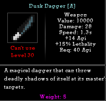 Dusk Dagger | LifeForge Wiki | Fandom