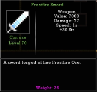 Frostfire Sword | LifeForge Wiki | Fandom