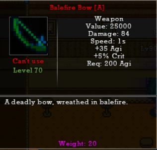 Balefire Bow | LifeForge Wiki | Fandom