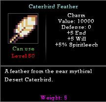 Caterbird Feather | LifeForge Wiki | Fandom