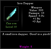 Iron Dagger | LifeForge Wiki | Fandom
