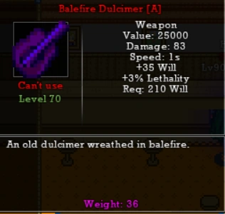 Balefire Dulcimer | LifeForge Wiki | Fandom