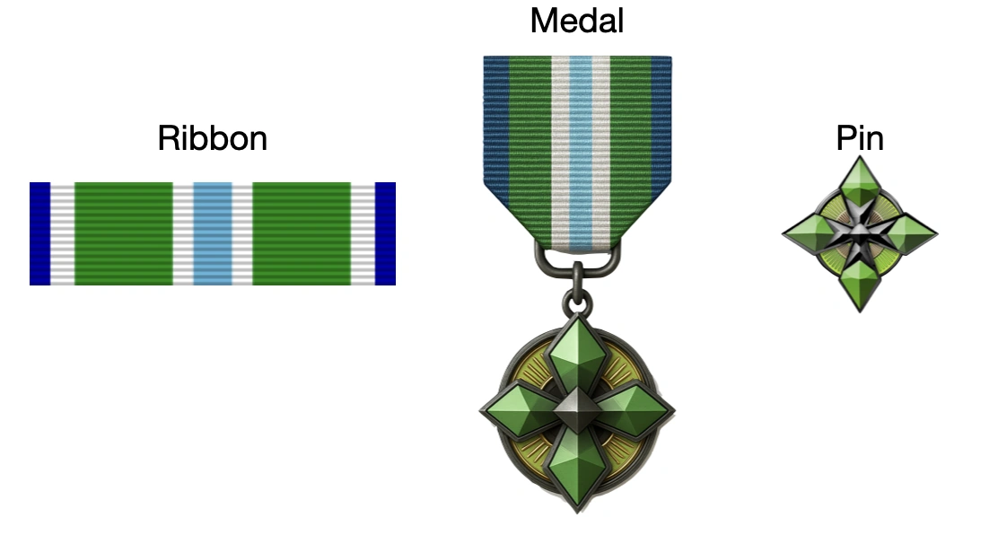 Avius Medal of Meritorious Achievement | Life's Cradle Wiki | Fandom