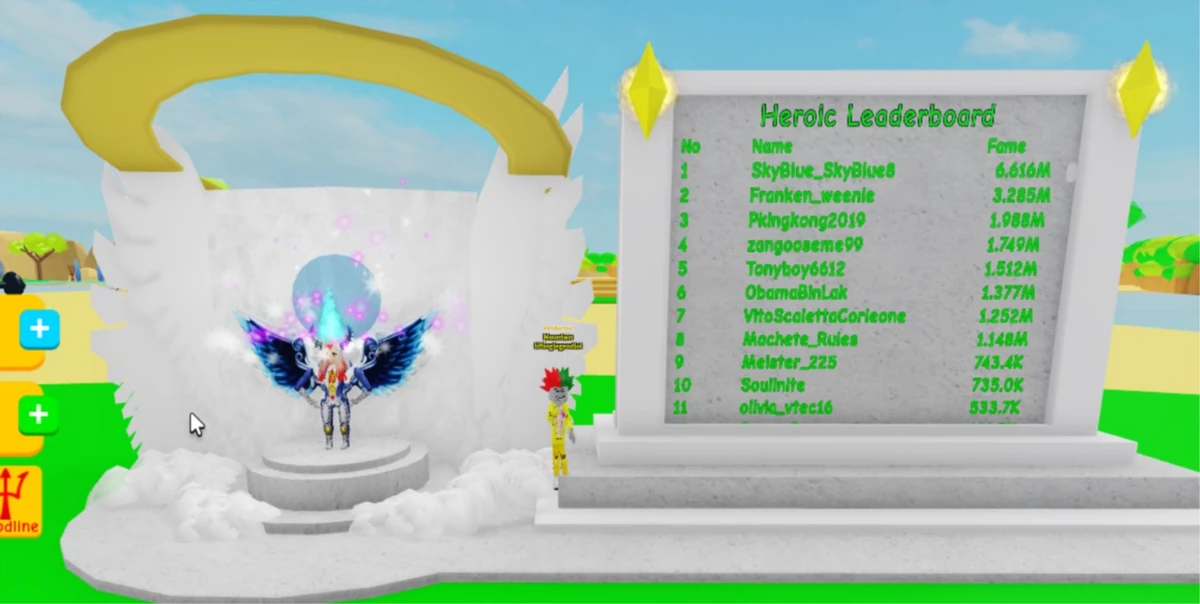 Heroic Leaderboard | Lifting Simulator Active Wiki | Fandom