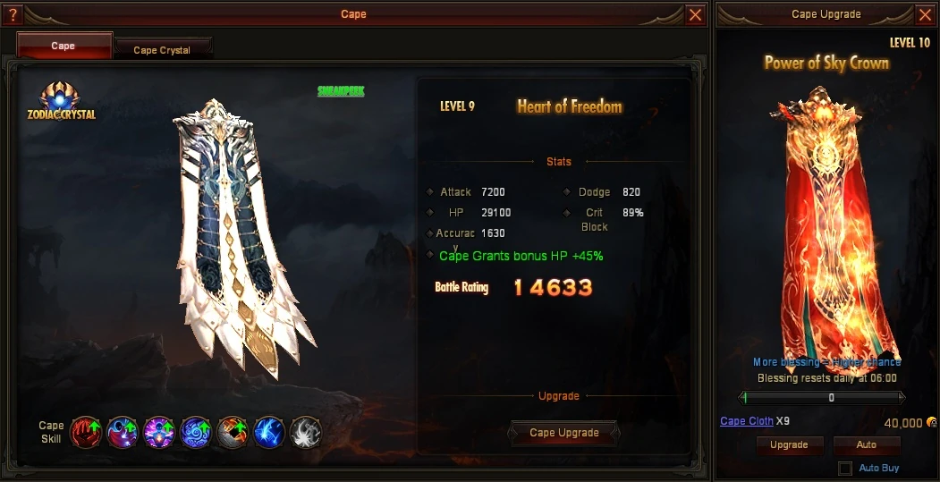 Cape System | Light of Darkness 3claw Wikia | Fandom