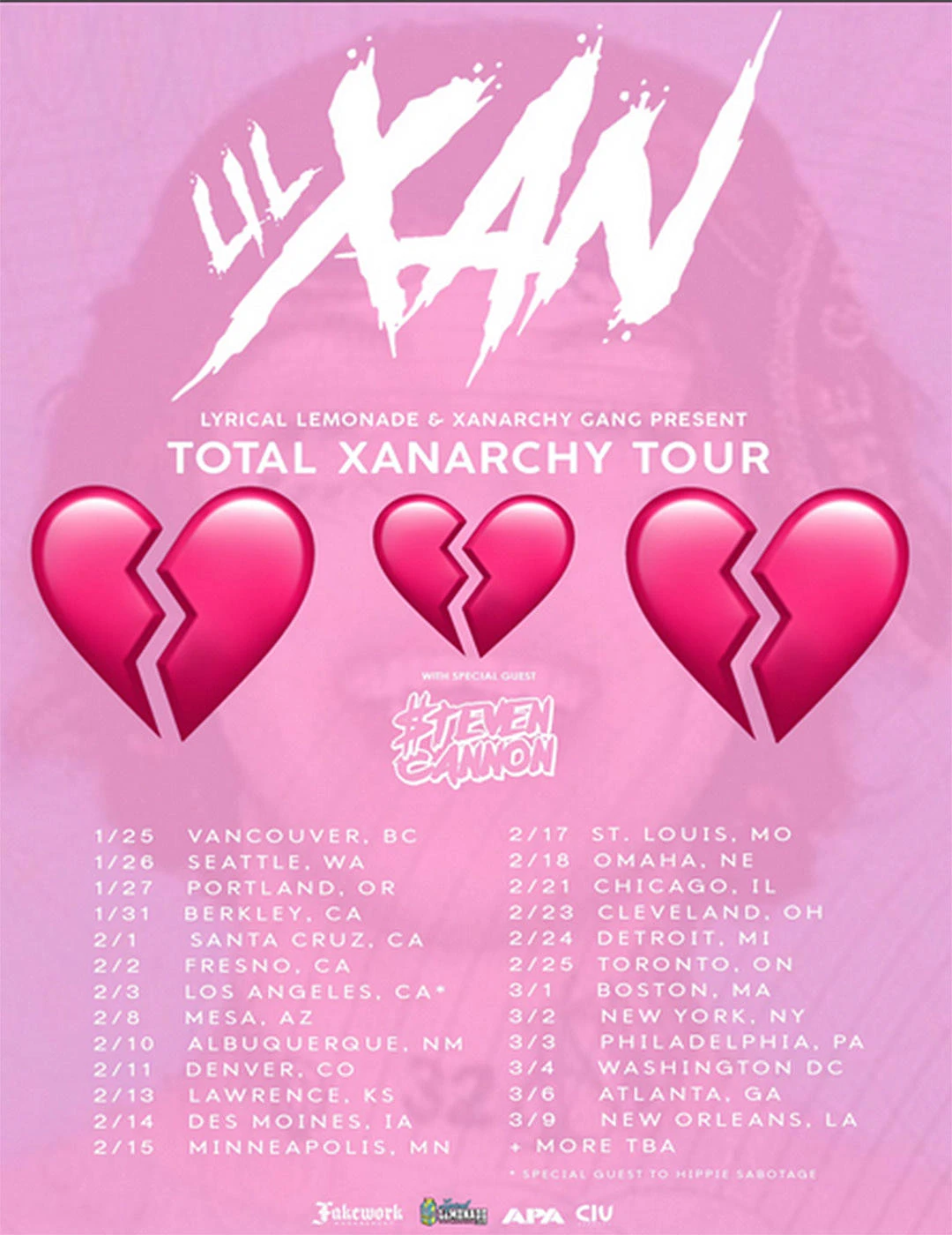 Total Xanarchy Tour | Lil Xan Wiki | Fandom