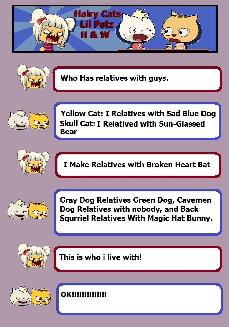 Hairy Cat's Lil Petz H & W | Lil' Petz Wiki | Fandom