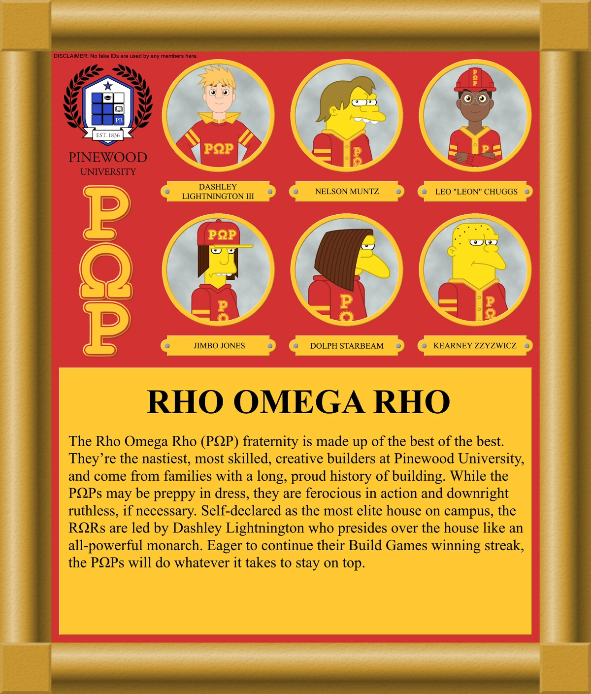 Rho Omega Rho | Jason's Omniversal Wiki | Fandom