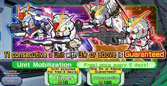 Mobilization (Gacha) | LINE Gundam Wars English Wiki | Fandom
