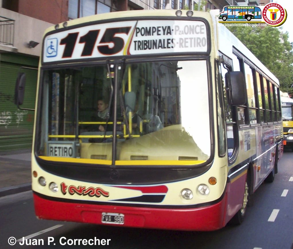 Línea 115: Lugano 1 y 2 - Villa Soldati - Retiro | Wiki Líneas de ...