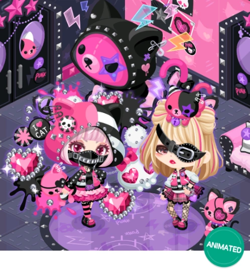 Pink Punk Cat | LINE Play Wiki | Fandom