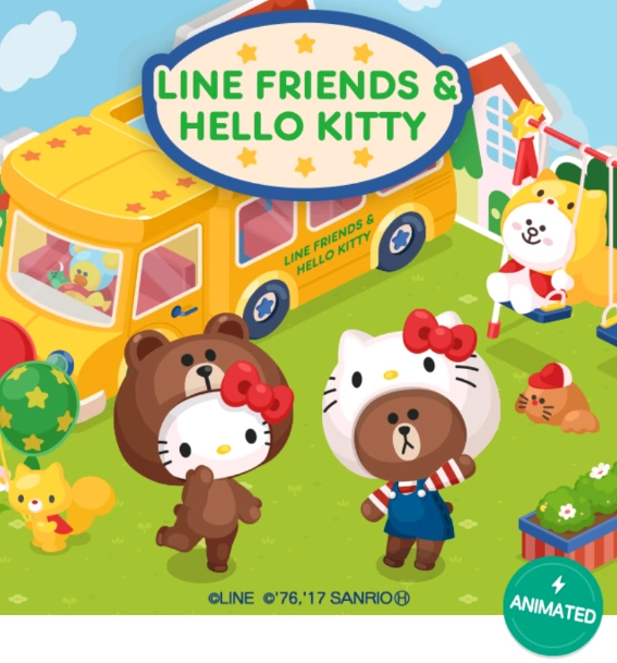 LINE FRIENDS & HELLO KITTY | LINE Play Wiki | Fandom