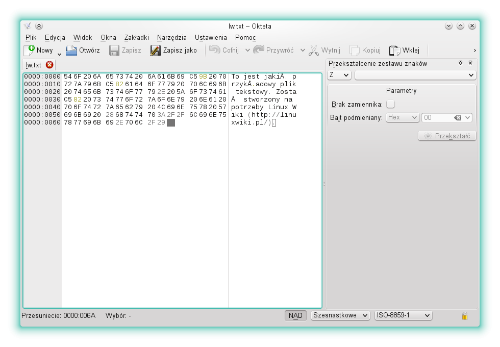 Okteta | Linux Wiki | Fandom