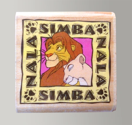 Rubber Stampede: A482-C Simba & Nala's Portrait | Lion King Collectors ...