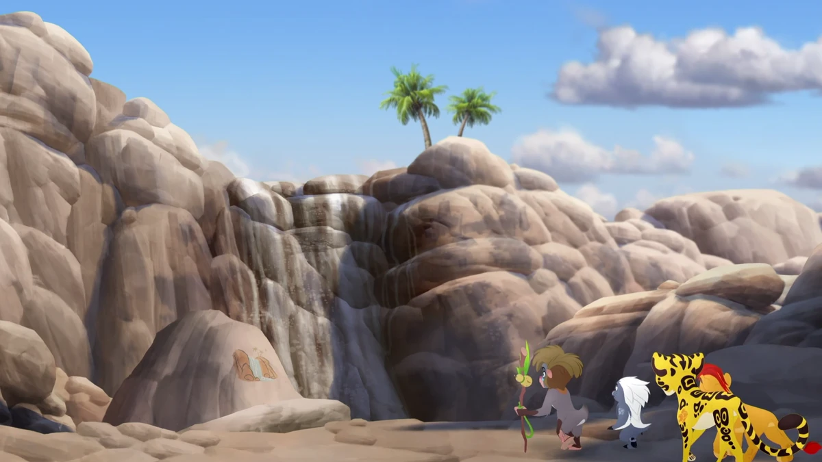 Dried Waterfall/Gallery/Journey of Memories | The Lion Guard Wiki | Fandom