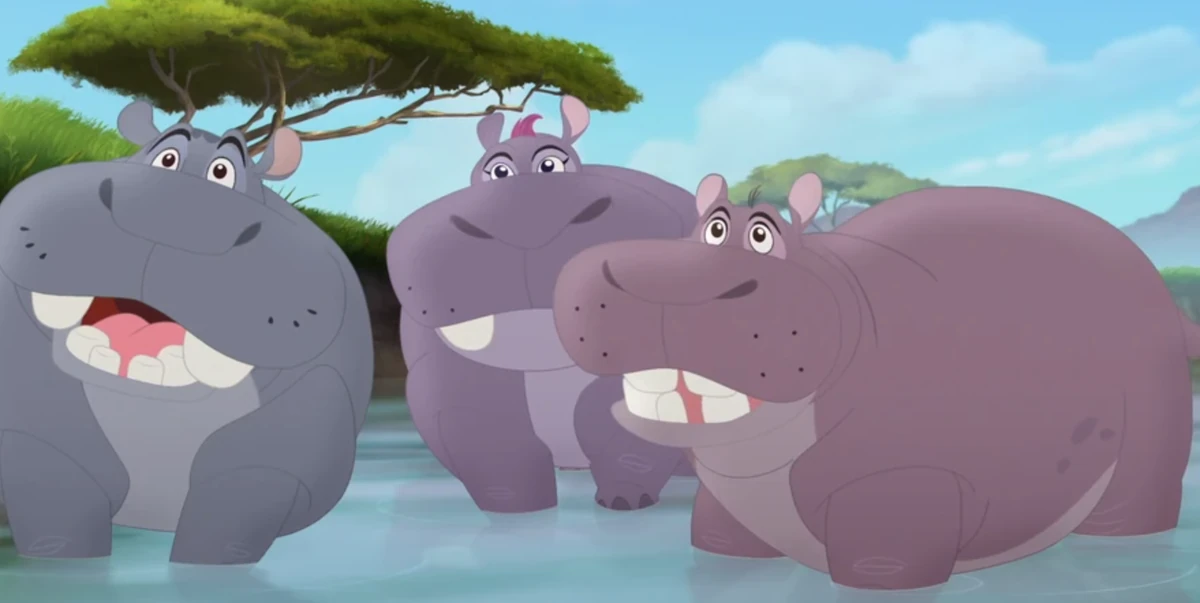 Three Female Hippos | The Lion Guard Wiki | Fandom