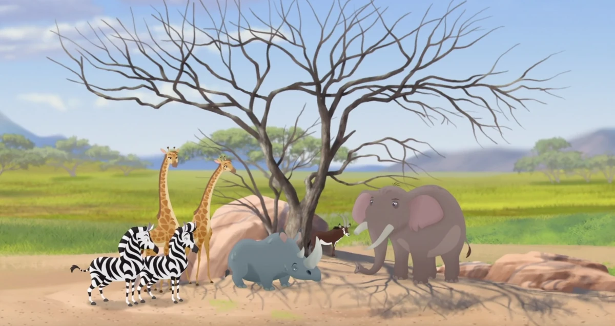 Twiga's Herd/Gallery/The Traveling Baboon Show | The Lion Guard Wiki ...