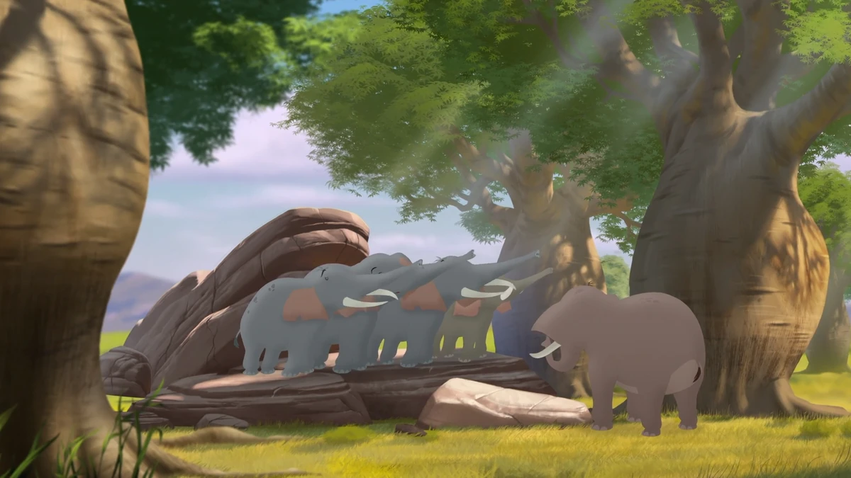 Ma Tembo/Gallery/Bunga and the King | The Lion Guard Wiki | Fandom