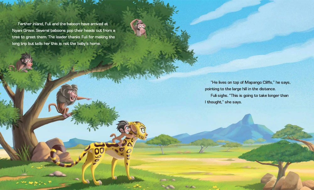 Male Baboon 2/Gallery/Baboons! (Book) | The Lion Guard Wiki | Fandom