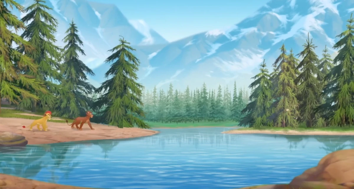 Snow/Gallery/The Lake of Reflection | The Lion Guard Wiki | Fandom