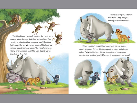 Baboons (animal)/Gallery/Ono the Tickbird (book) | The Lion Guard Wiki ...