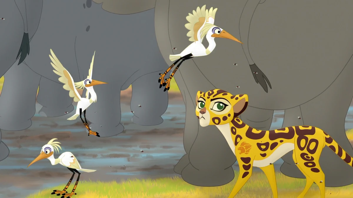 Male Egret 3/Gallery/Fuli's New Family | The Lion Guard Wiki | Fandom