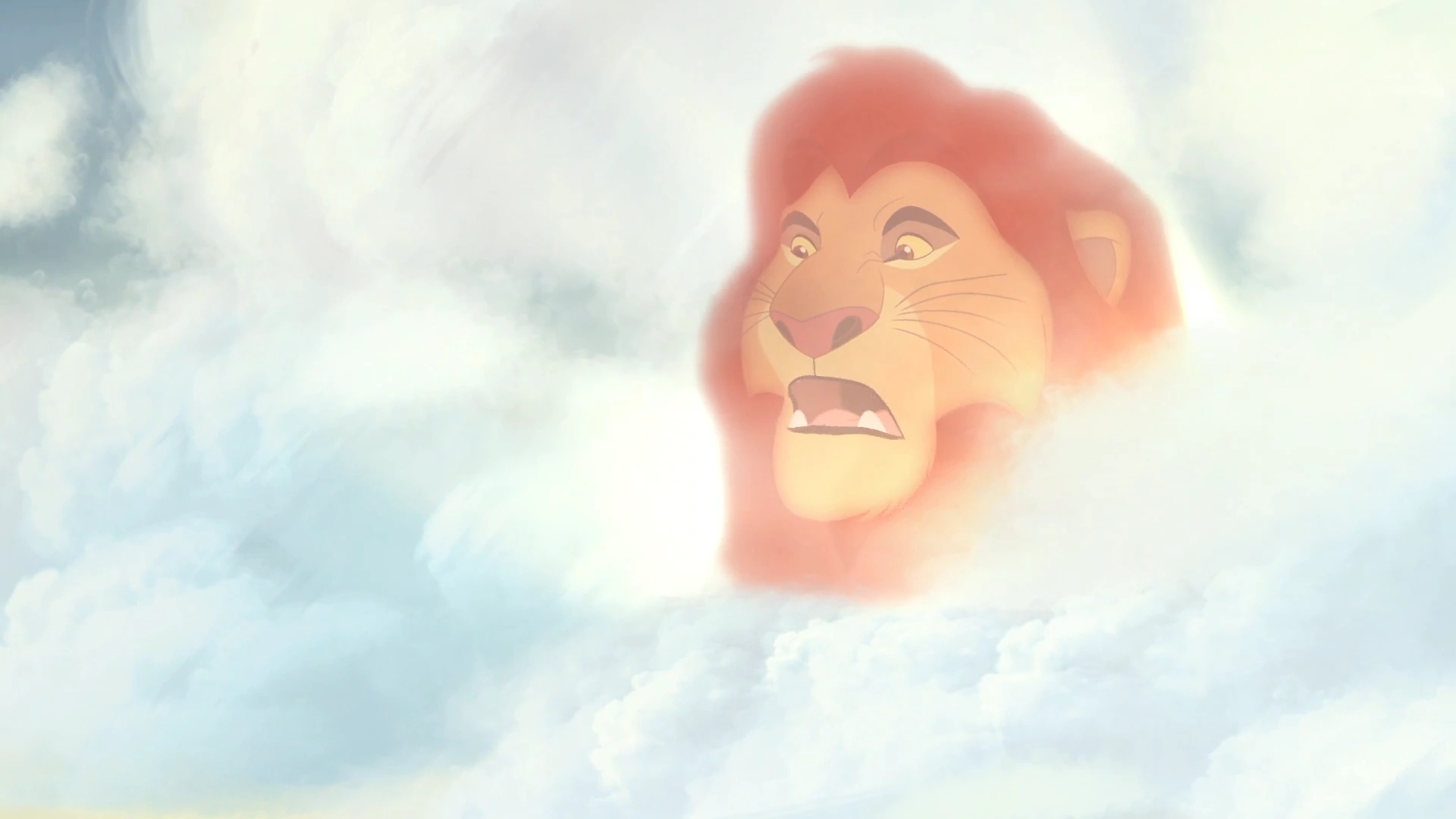 The Lion King Mufasa In The Clouds