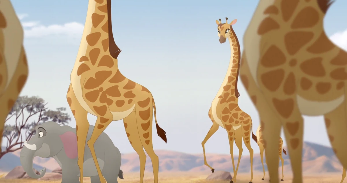 Female Giraffe/Gallery/Rafiki's New Neighbors | The Lion Guard Wiki ...