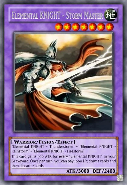 Elemental KNIGHT - Storm Master | LionHeartKIng Wiki | Fandom