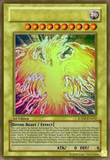 The Winged Dragon of Ra - Immortal Phoenix (Custom) | LionHeartKIng ...