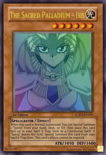 The Sacred Palladium - Isis (Custom) | LionHeartKIng Wiki | Fandom