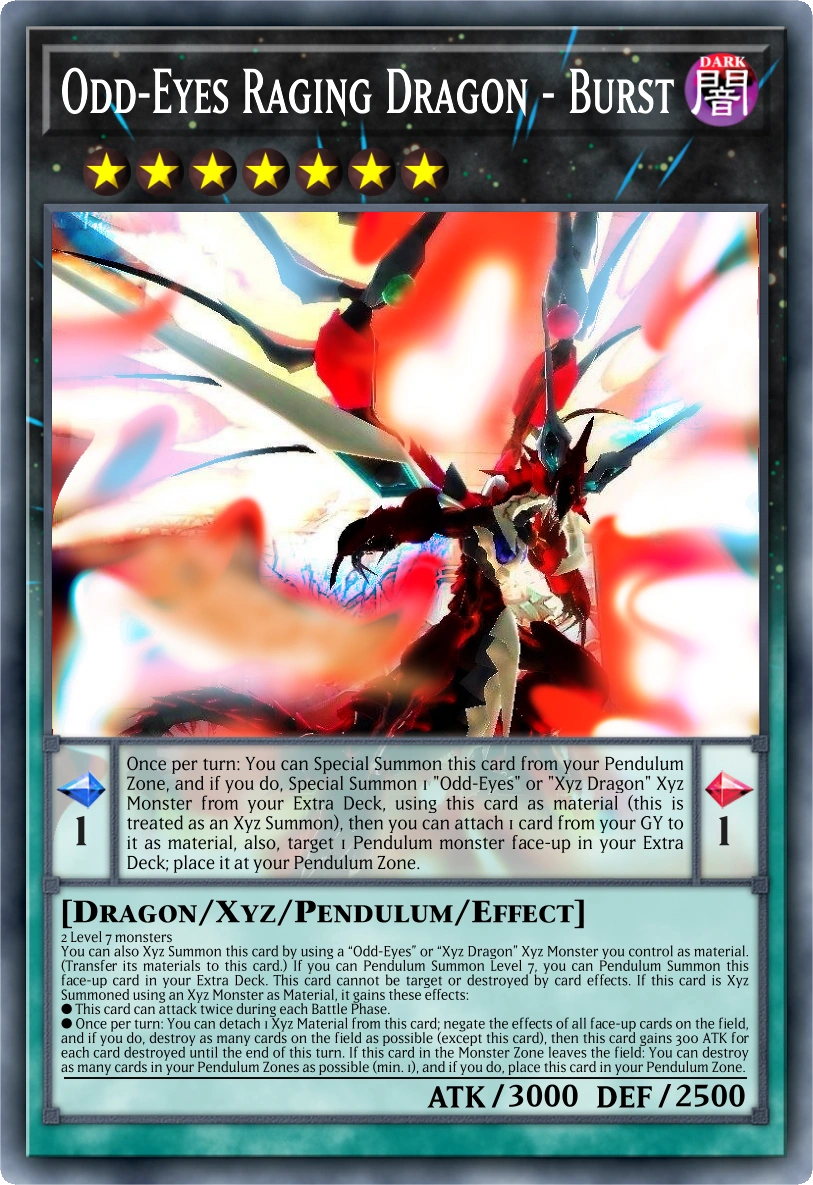 Odd-Eyes Raging Dragon - Burst | LionHeartKIng Wiki | Fandom