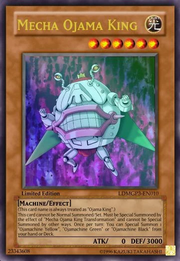 Mecha Ojama King (Custom) | LionHeartKIng Wiki | Fandom