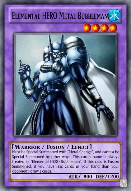 Elemental Hero Bubbleman Fusions