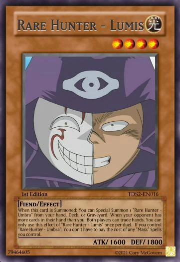 Rare Hunter - Lumis (Card)/(Custom) | LionHeartKIng Wiki | Fandom