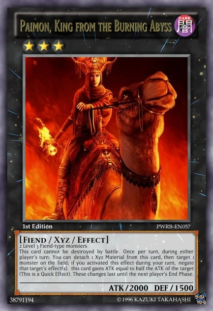 Paimon, King from the Burning Abyss | LionHeartKIng Wiki | Fandom