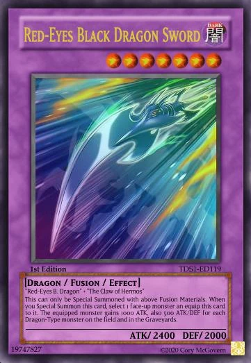 Red-Eyes Black Dragon Sword (Custom) | LionHeartKIng Wiki | Fandom