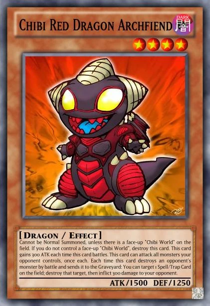 Chibi Red Dragon Archfiend | LionHeartKIng Wiki | Fandom