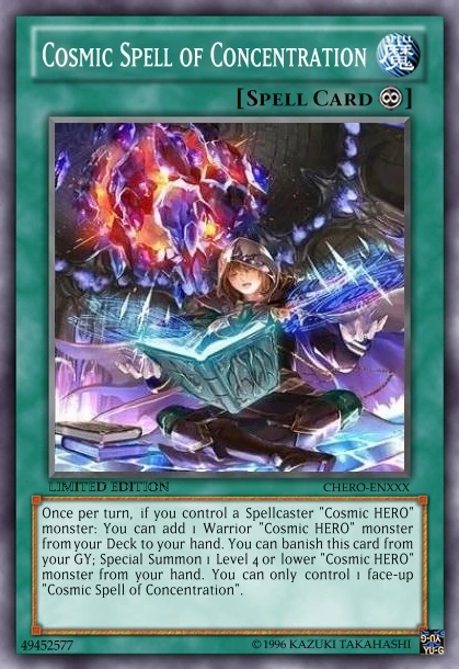 Cosmic Spell of Concentration | LionHeartKIng Wiki | Fandom
