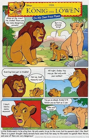 how to draw lion king paws