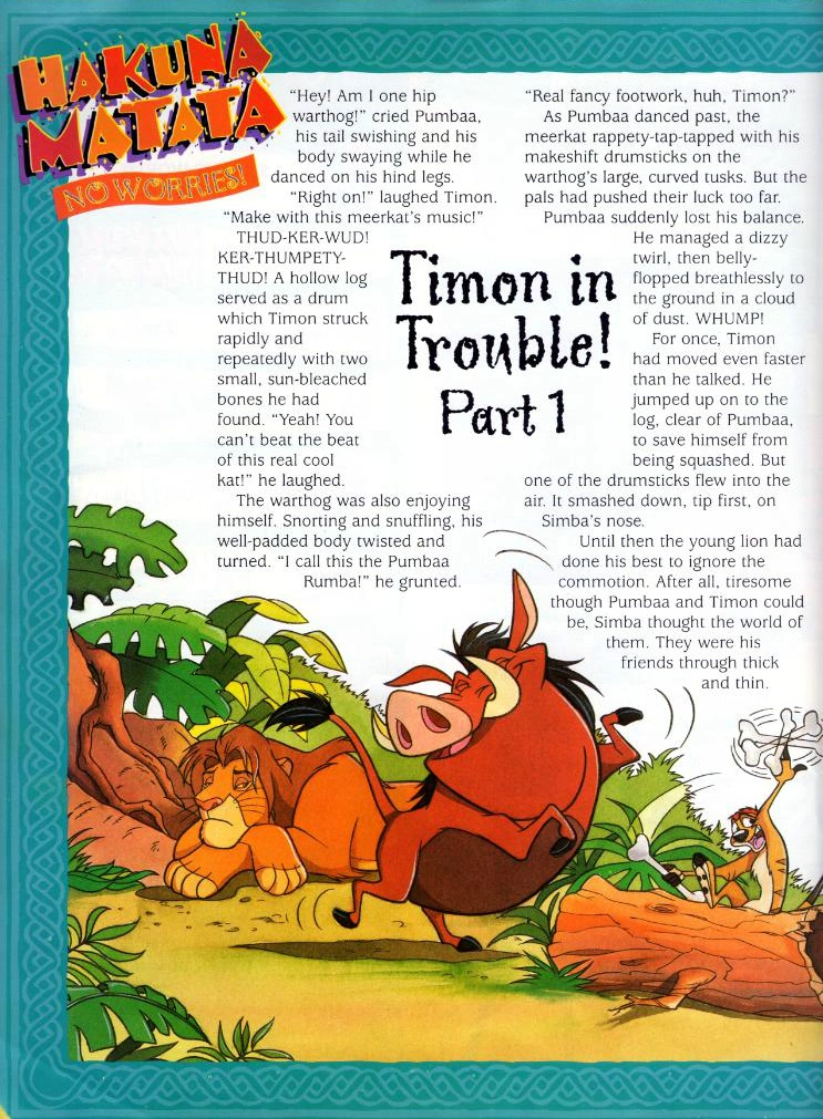 Timon in Trouble | The Lion King Wiki | Fandom