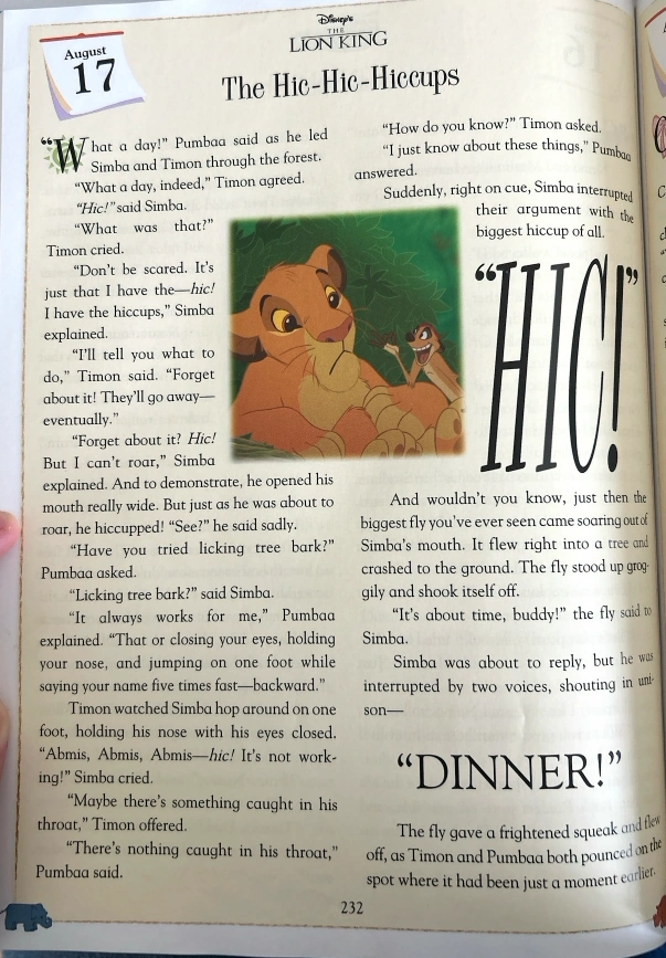The Hic-Hic-Hiccups | The Lion King Wiki | Fandom