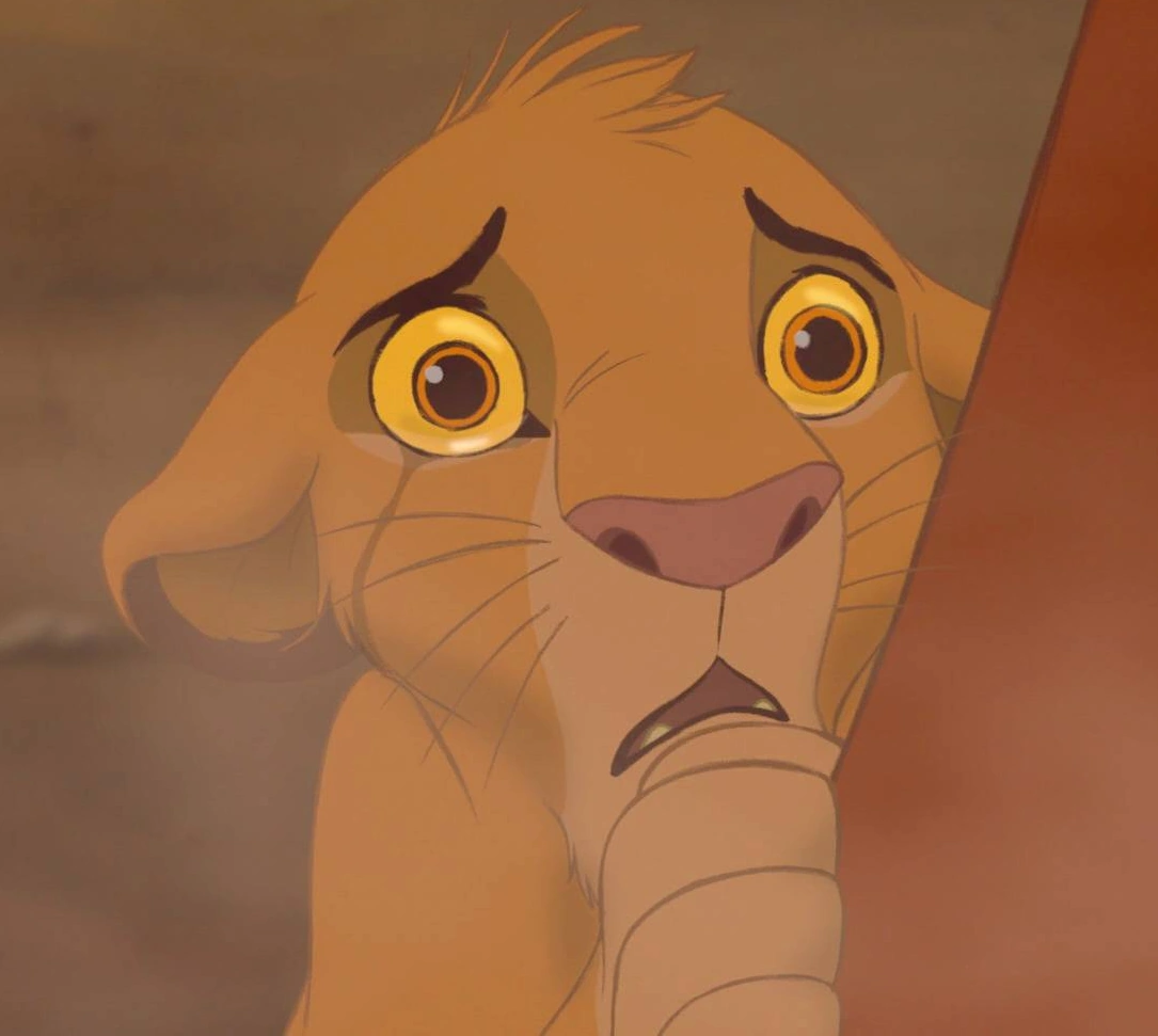 Scared Simba